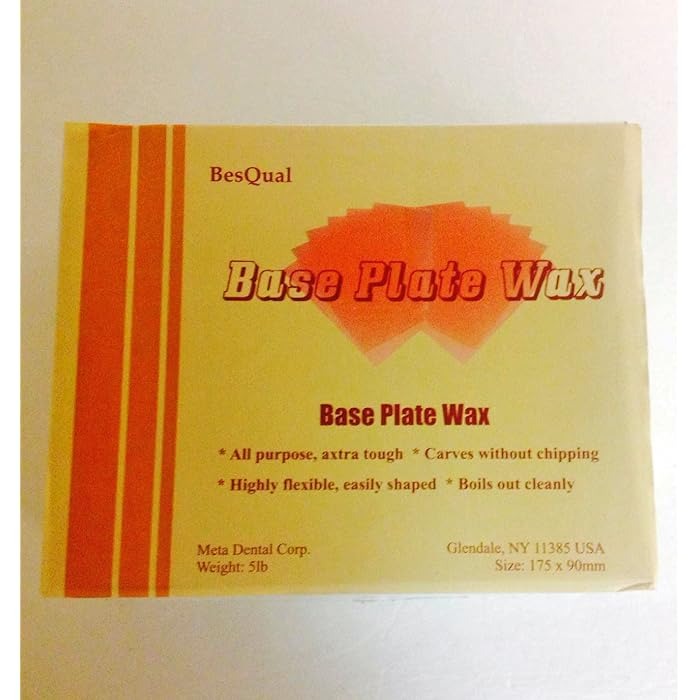 Meta Dental Besqual 712-5 Dental Base Plate Wax 5lb