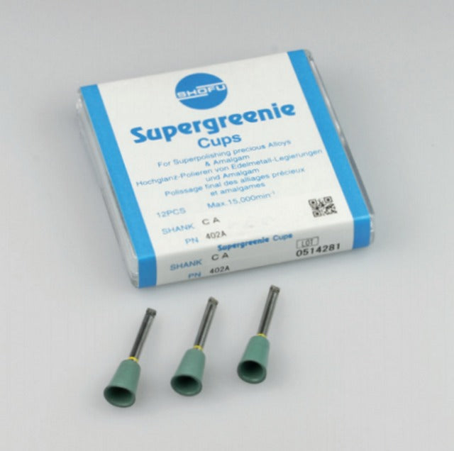 Supergreenie® Polishers – RA, Super-Polishing, 12/Pkg