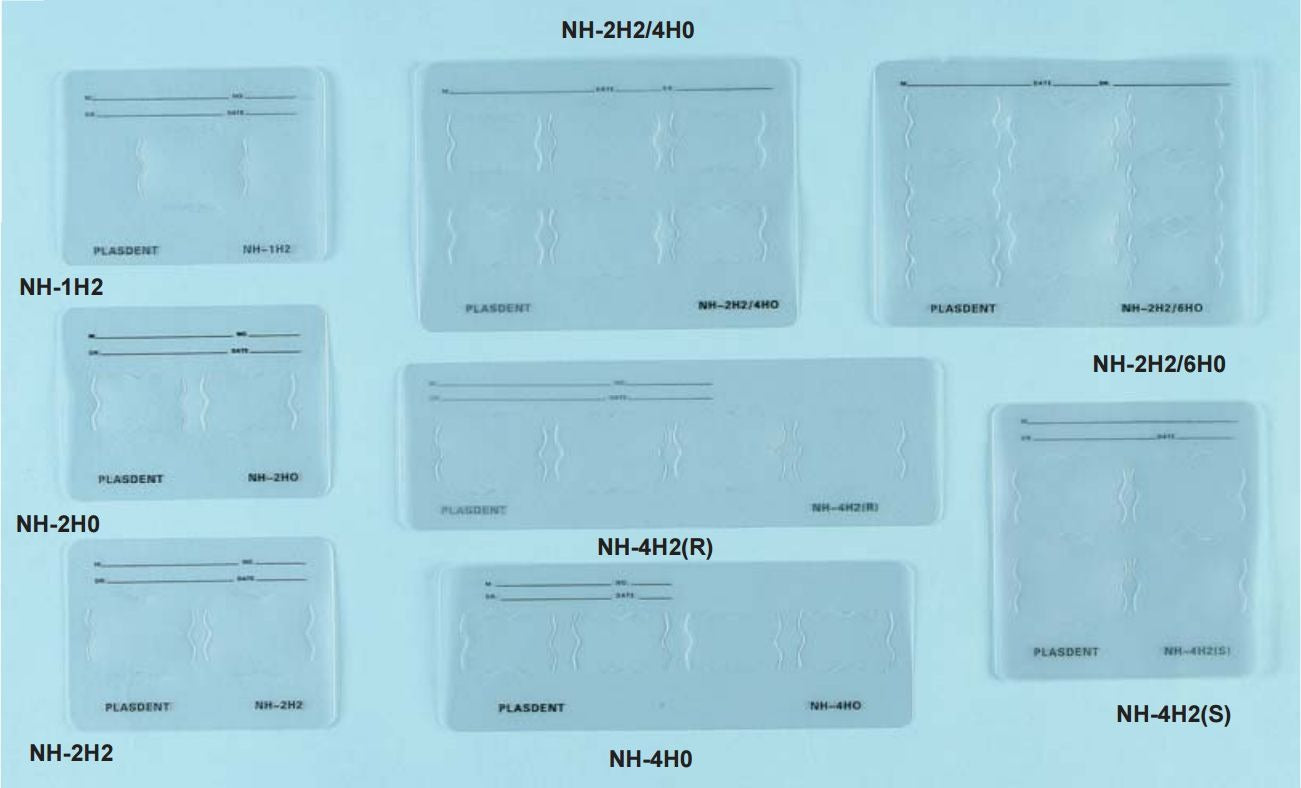 Plasdent Notched Plastic Film Mounts